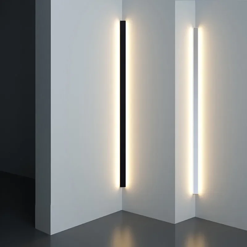 Modern-Minimalista-LED-Wall-Light-Corner-Wall-Lamp-Stair-Sconce-Bedroom ...