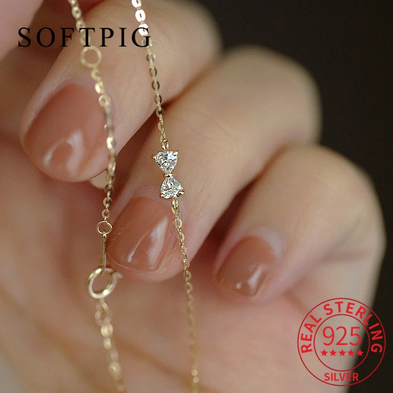 SOFTPIG-Bracelet-en-argent-regard-925-v-ritable-pour-femme-bijoux-fins ...