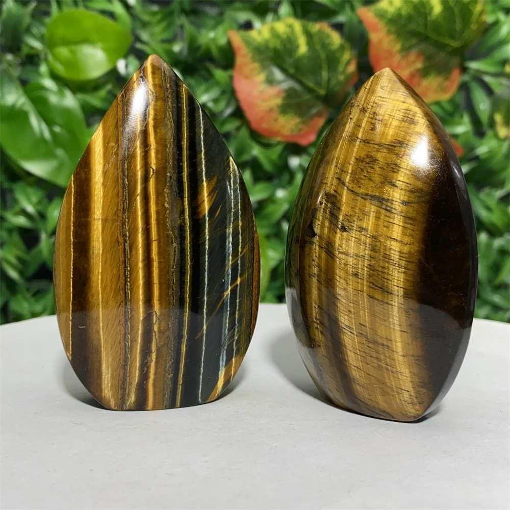 Pierre-d-il-de-Tigre-de-Forme-Libre-Gemme-Brute-Clip-Naturel-Gu-rison ...