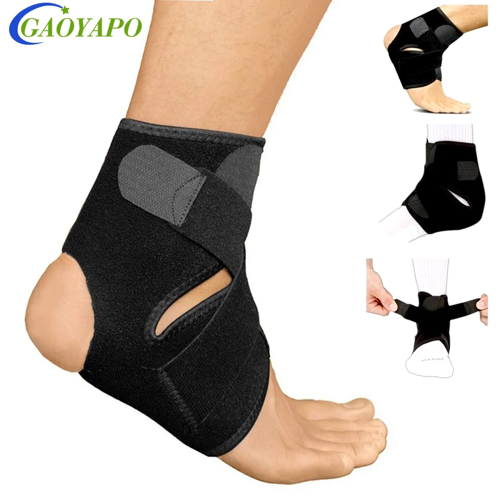 1Pcs-Ankle-Brace-Compression-Support-Sleeve-Adjustable-Strap-Breathable ...