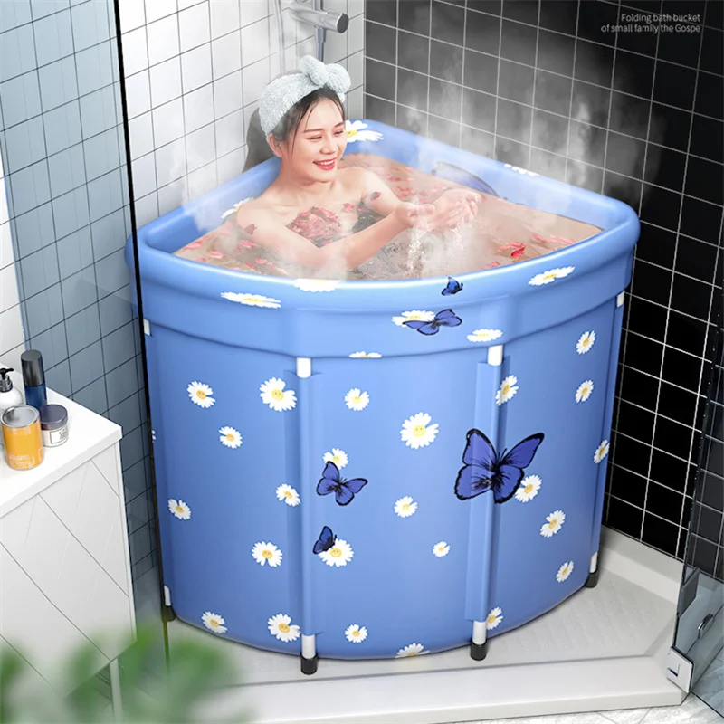 Bathing-Barrel-Triangular-Folding-Bath-Barrel-Household-Bathing ...