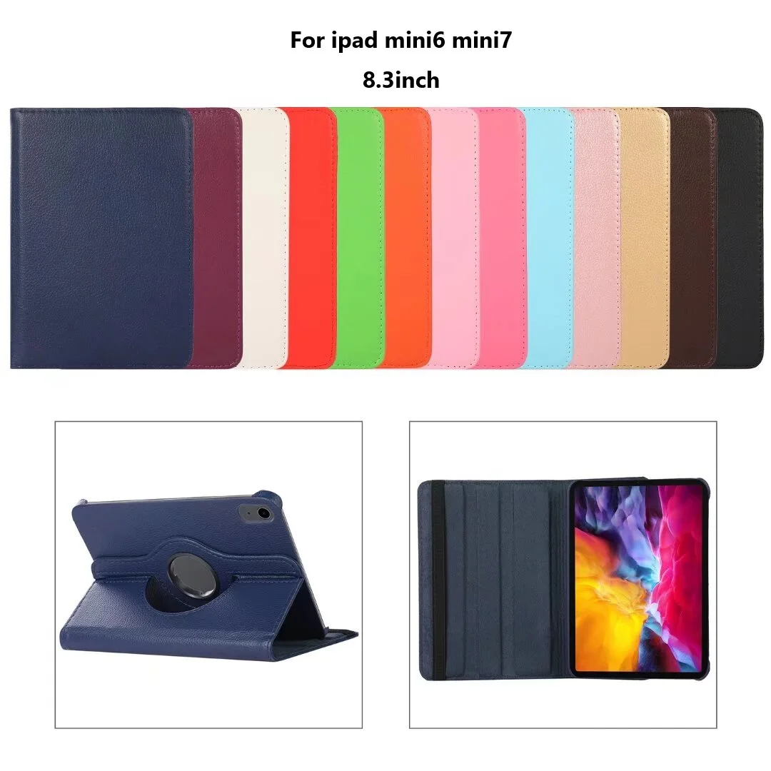 Holder Case for iPad Mini 7th Gen 8.3" 2024 Stand Holder Flip Smart ...