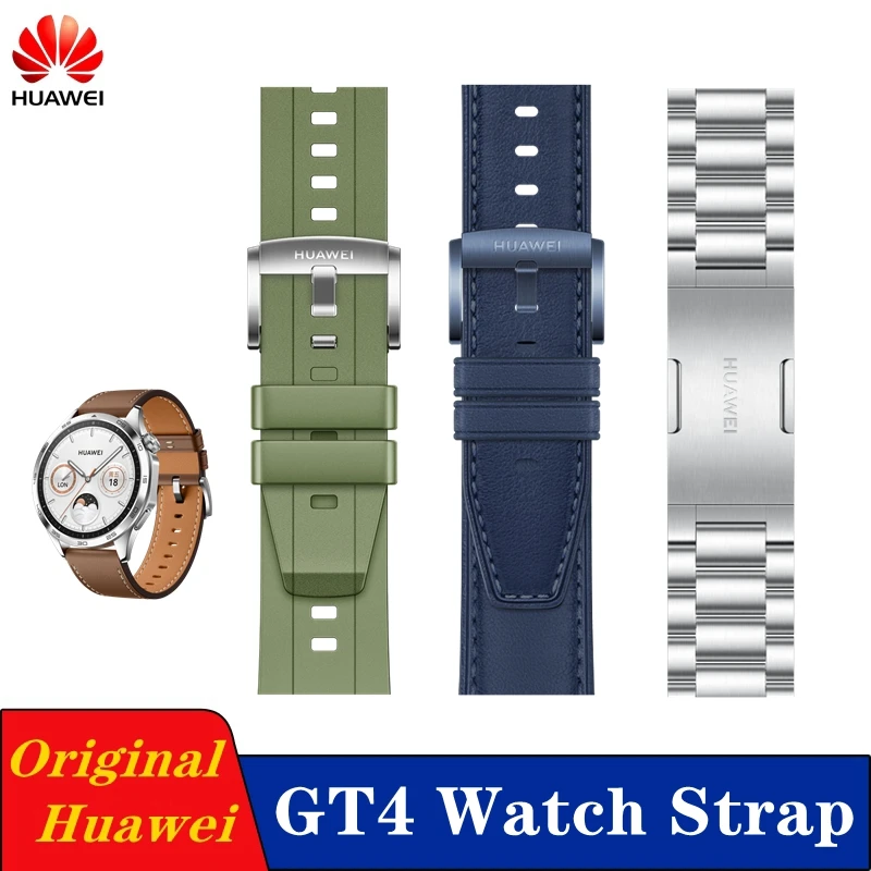 Original-Huawei-GT4-46mm-Green-Composite-Strap-22mm-FKM-Rubber-Sport ...