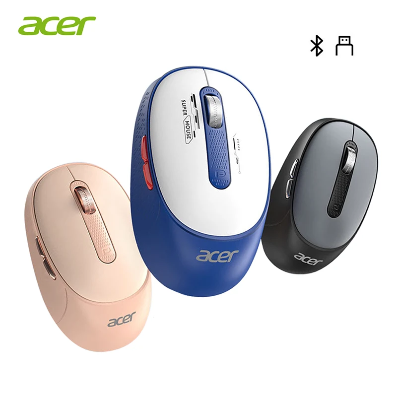 2-4G-Wireless-Mouse-Rechargeable-Bluetooth-5-2-Mouse-Ergonomic-1600DPI ...