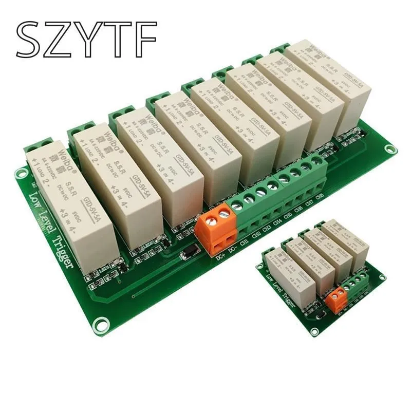 1-2-4-8-Channel-Low-level-trigger-solid-state-relay-module-DC-control ...