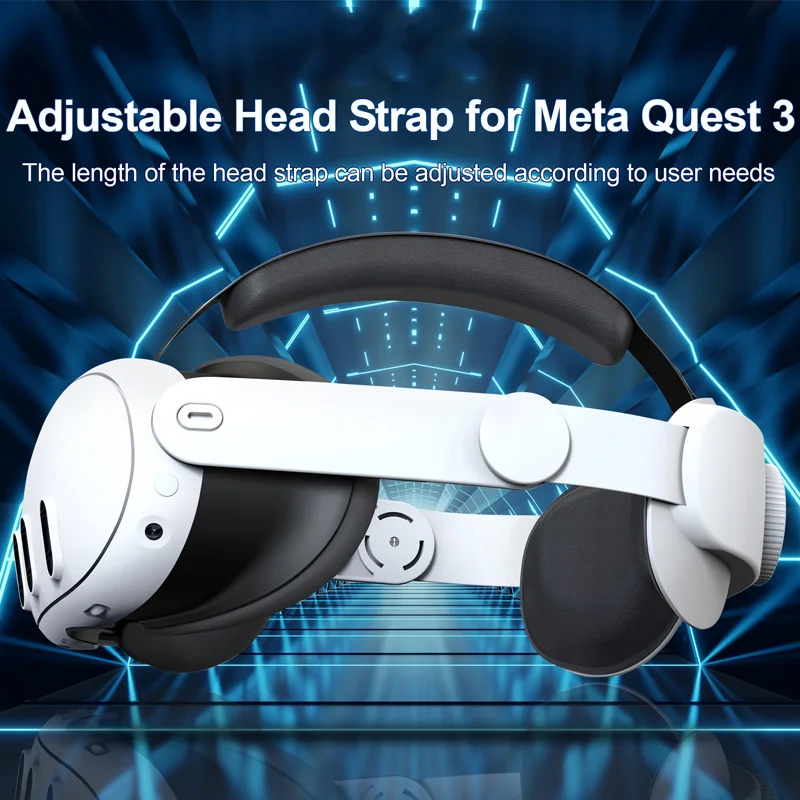Head-Strap-for-Meta-Quest3-Halo-Strap-Adjustable-Comfortable-Head-Strap ...