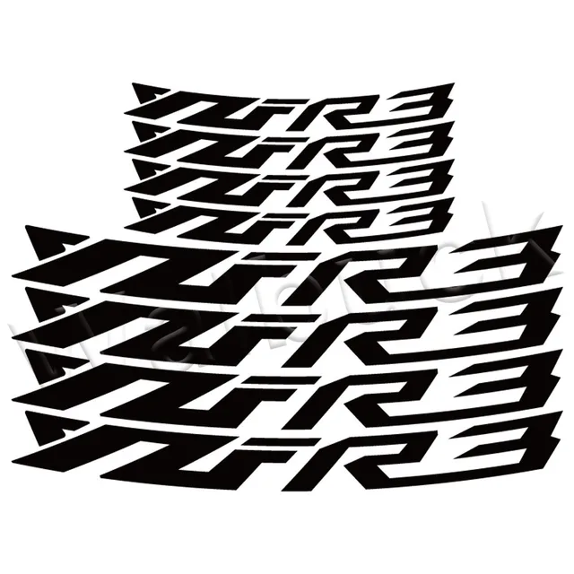 For Yamaha YZF-R3 r3 yzfr3 Reflective Motorcycle Wheel Sticker Stripe ...