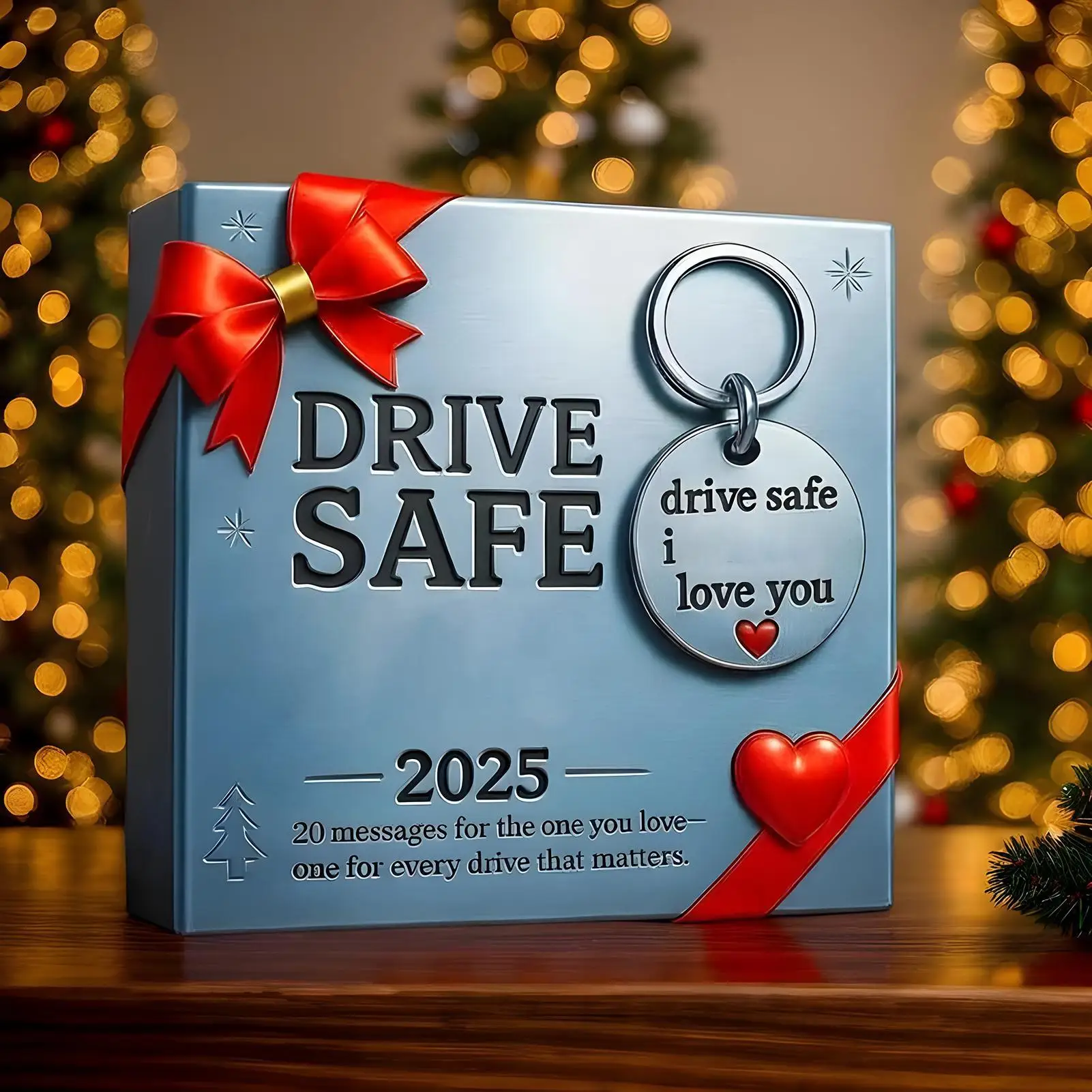 Acrylic Calendar Advent For Adults 2D Christmas Countdown Safe Driving ...