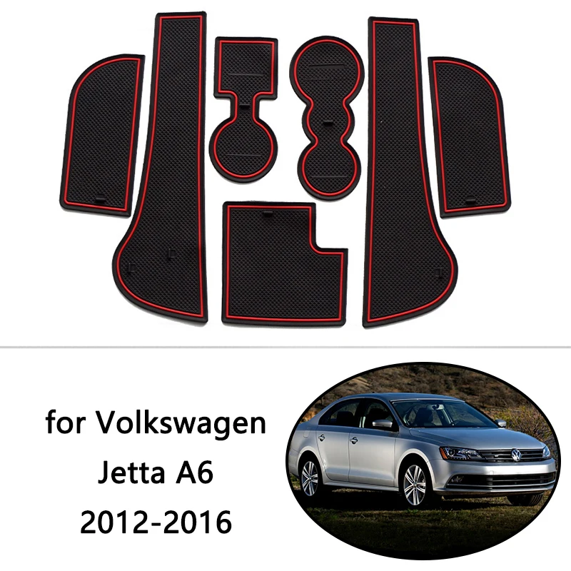 for-VW-Volkswagen-Jetta-A6-MK6-5C6-2012-2016-Rubber-Anti-slip-Mat-Door ...
