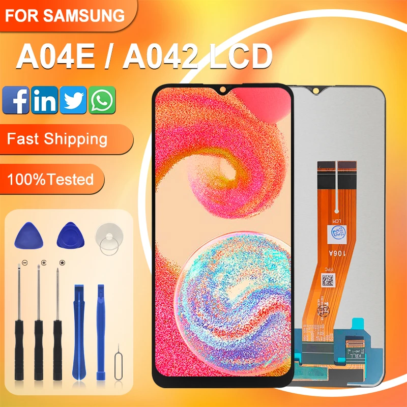 1Pcs-6-5-Inch-A042-Display-For-Samsung-Galaxy-A04E-LCD-Touch-Screen ...