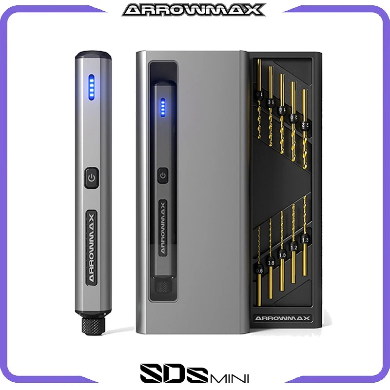 ARROWMAX-Mini-Electric-Drill-Rechargeable-Rotary-Tool-Cordless-Drilling ...