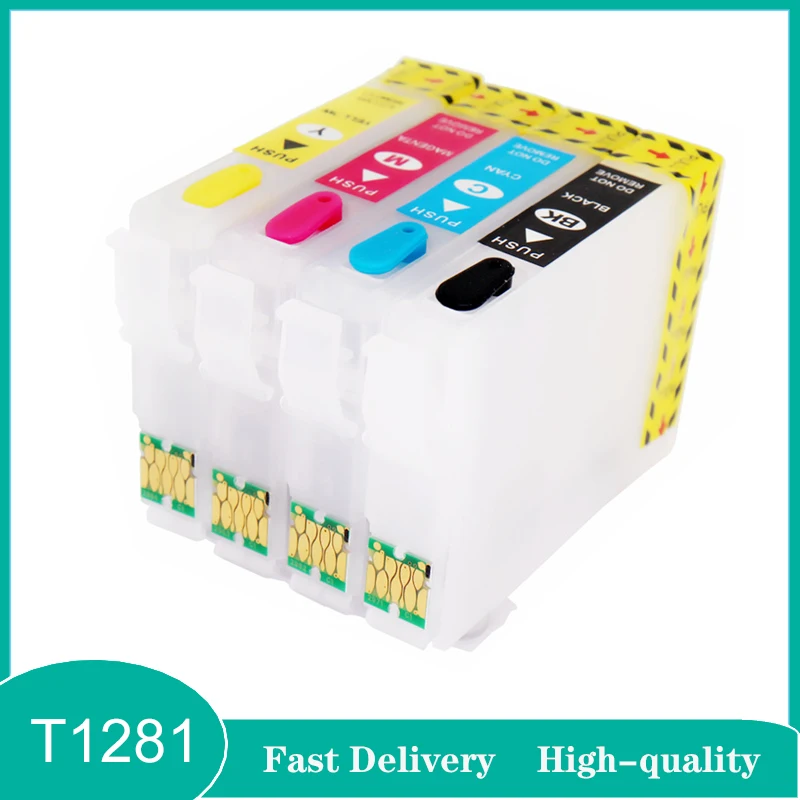 Vilaxh T1281 T1281 Refillable ink cartridge for EPSON Stylus S22/SX125 ...