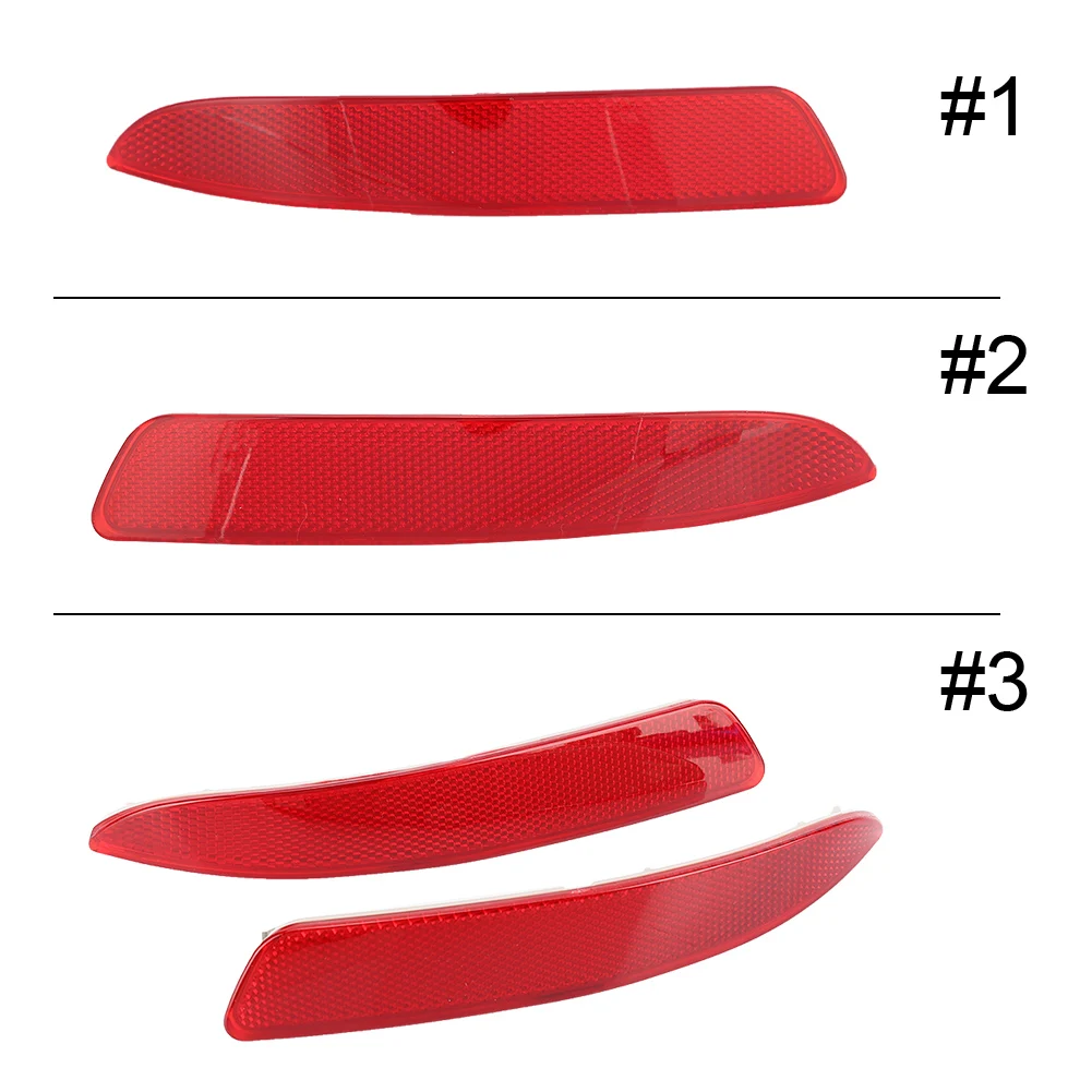 Car-Red-Rear-Bumper-Reflector-Left-Right-Tail-False-Light-Reflective ...
