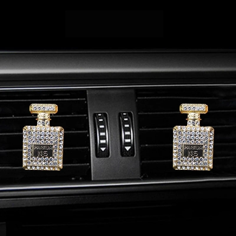 Inlay-Water-drill-Perfume-bottle-car-Air-conditioning-outlet-perfume ...