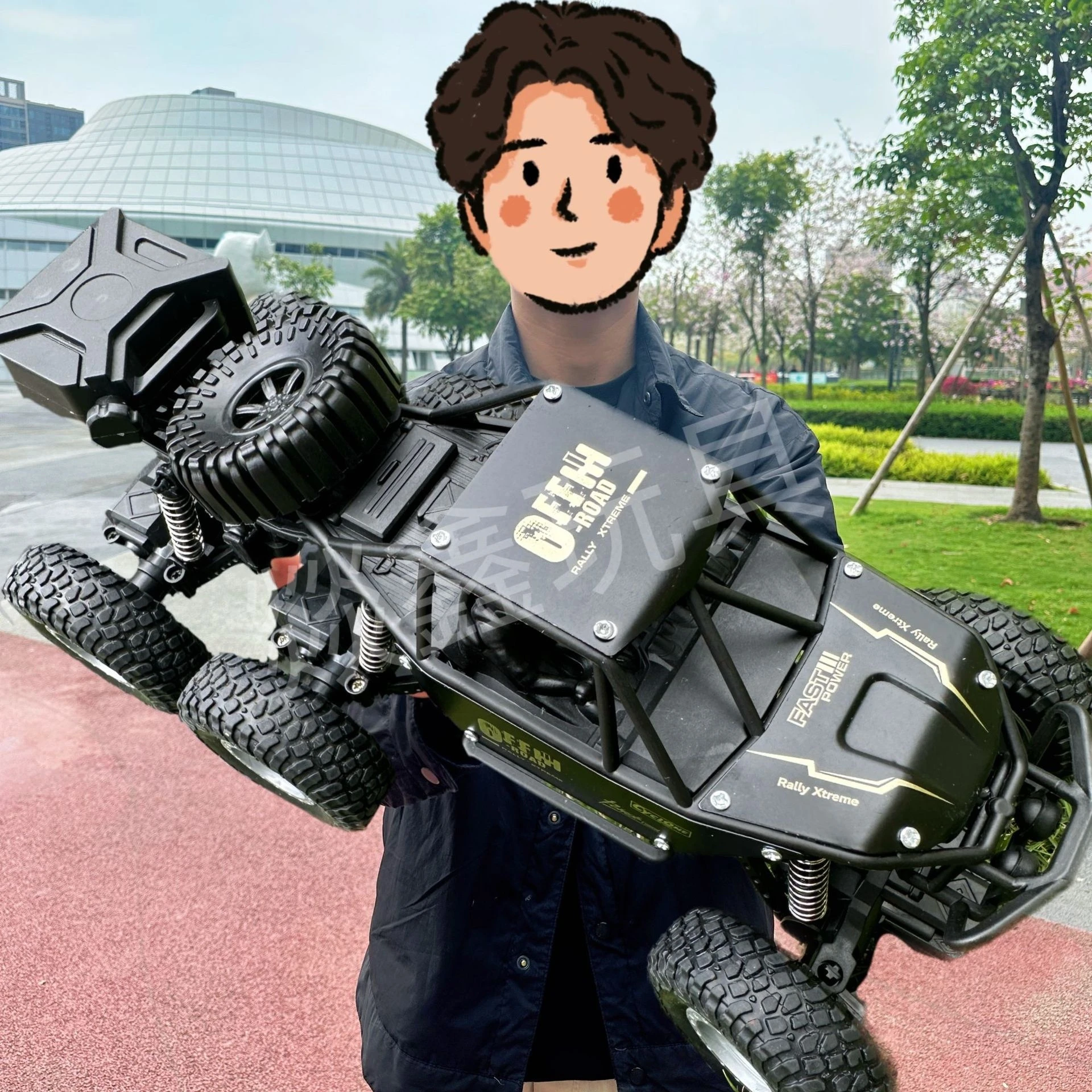 Super-Large-Alloy-Remote-Control-Car-6-Wheel-4-Drive-SUV-Climbing ...