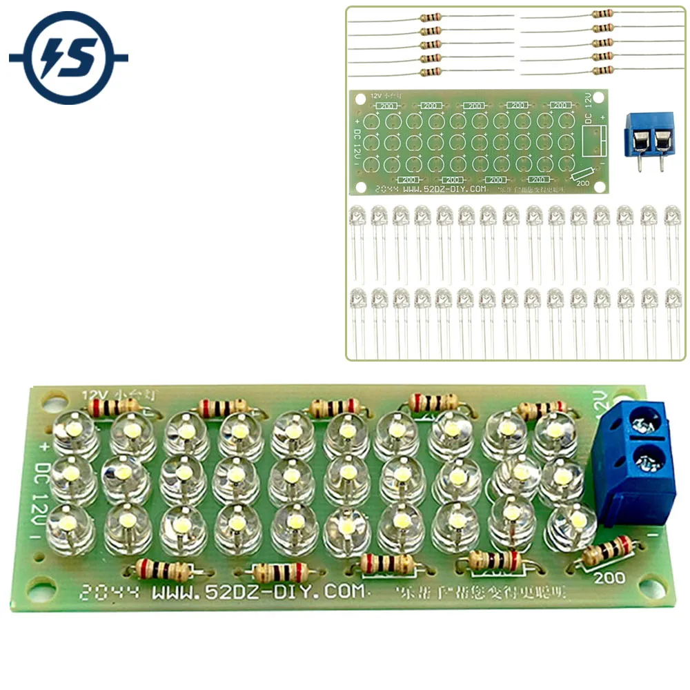 Lighting-Table-Lamp-LED-Module-DIY-Electronic-Kit-12V-Circuit-Board ...
