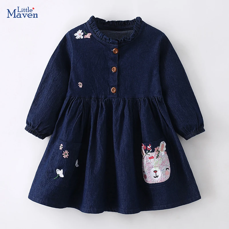 Little-maven-Children-s-Clothing-Baby-Girls-Princess-Dress-Autumn-Long ...