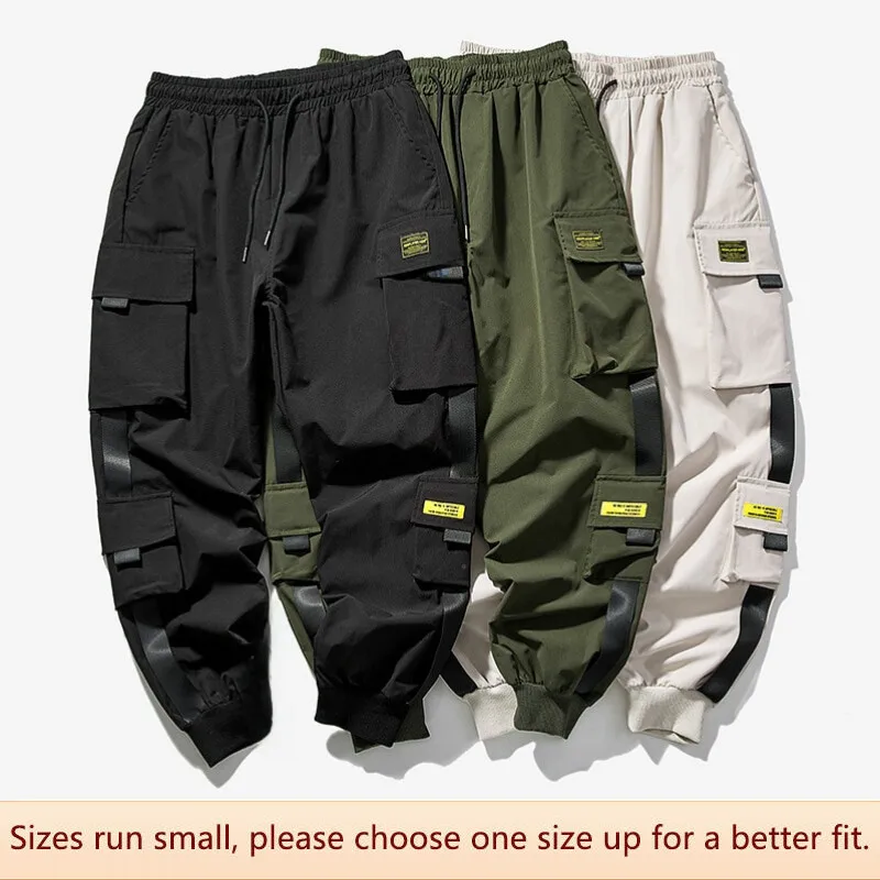 Loose-Spring-Summer-Casual-Men-Trendy-Pants-Multi-pocket-Design ...