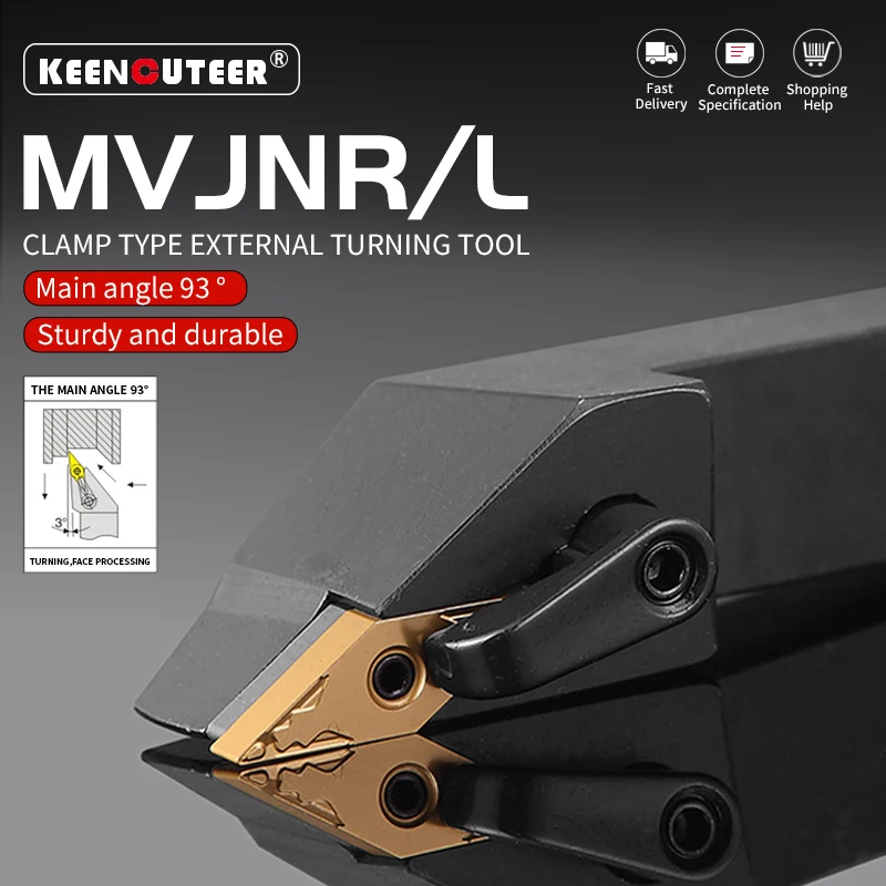 MVJNR/L MVJNR1616 MVJNR2020 MVJNR2525 MVJNR3232 External Turning Tool ...