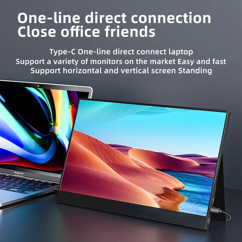 Monitor portátil de 14 pulgadas, 1920x1080, 400cd/m², 60HZ, 16: 9, para ...