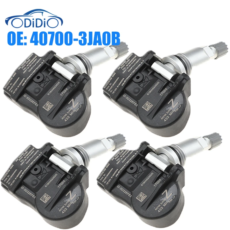 ODIDIO 433MHZ TPMS Sensor 40700-3JA0B 407003JA0B Tire Pressure Monitor ...