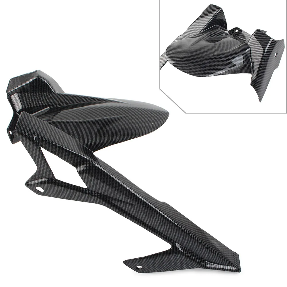Carbon Fiber Motorcycle Rear Hugger Fender Mudguard Chain Guard ABS For ...