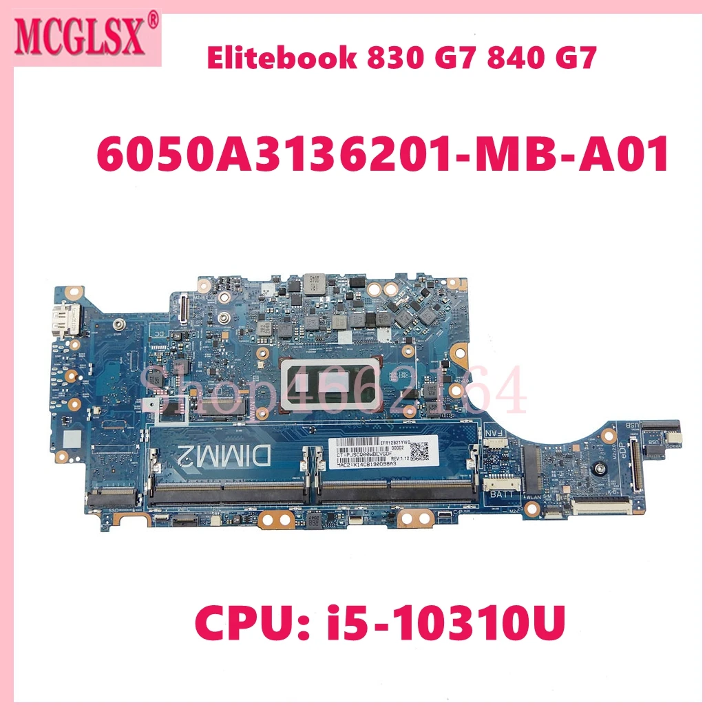 6050A3136201-MB-A01 with i5-10310U CPU Notebook Mainboard For HP ...