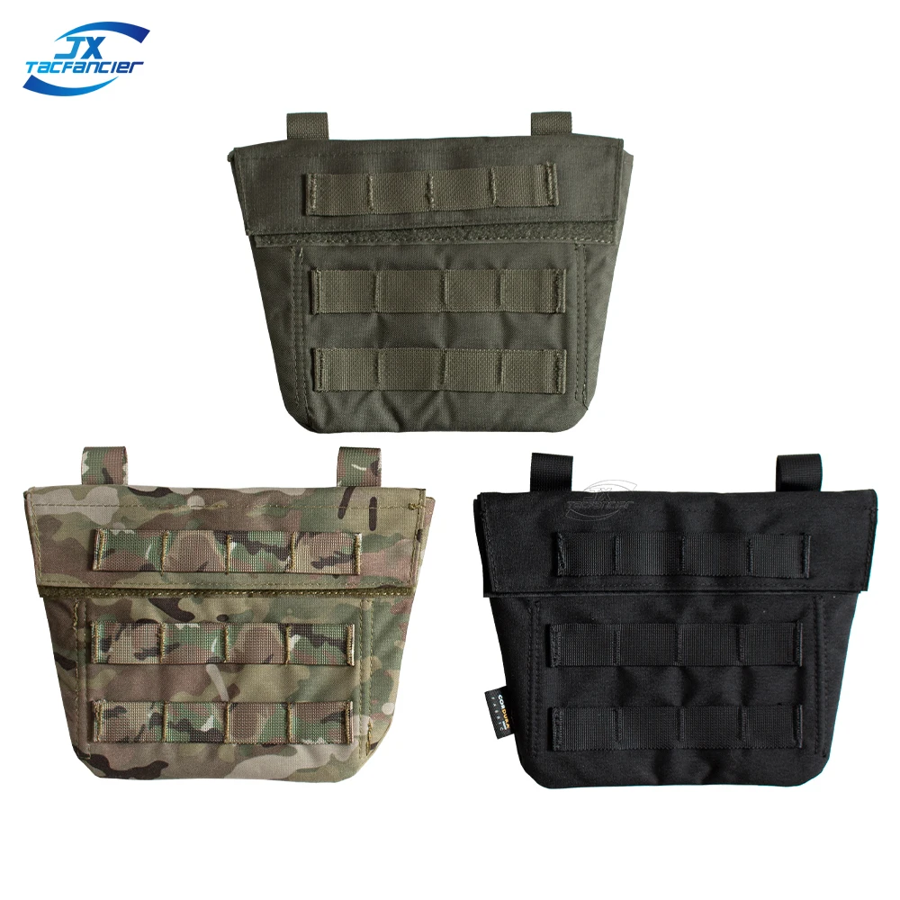 Tactical-Sack-Pouch-Front-Lap-Panel-Crotch-Groin-Protective-Drop-Dump ...