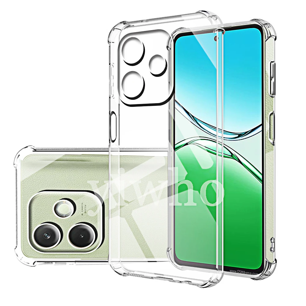 Clear Protective Phone Case with Camera Shield - Transparent Back Cover ...