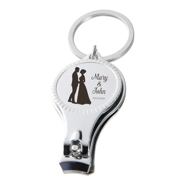 Personalized Wedding Party Name And Date Nail Clipper Bottle Opener ...