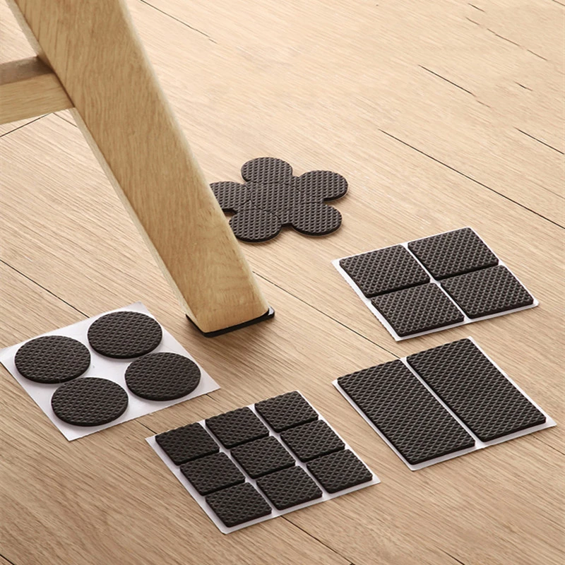 Self Adhesive Furniture Leg Feet Rug Felt Pads Anti Slip Mat Thickening ...