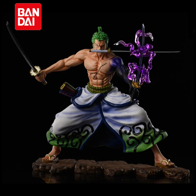 New 20cm One Piece Anime Figure GK Roronoa Zoro Action Figure PVC ...