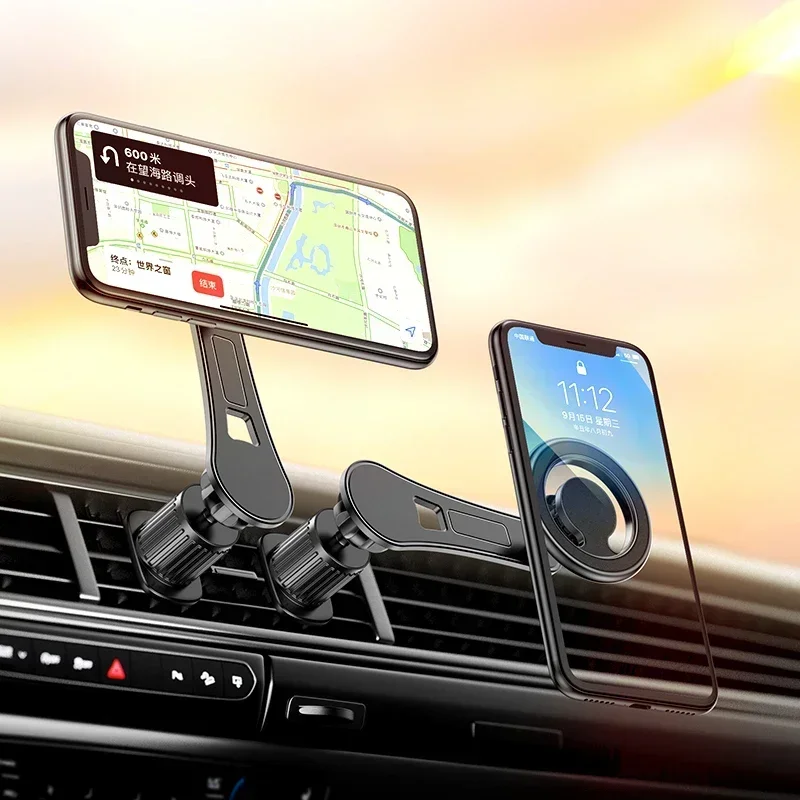 Magnetic-Car-Phone-Holder-Mobile-Phones-Stand-Cellphone-Support-Bracket ...
