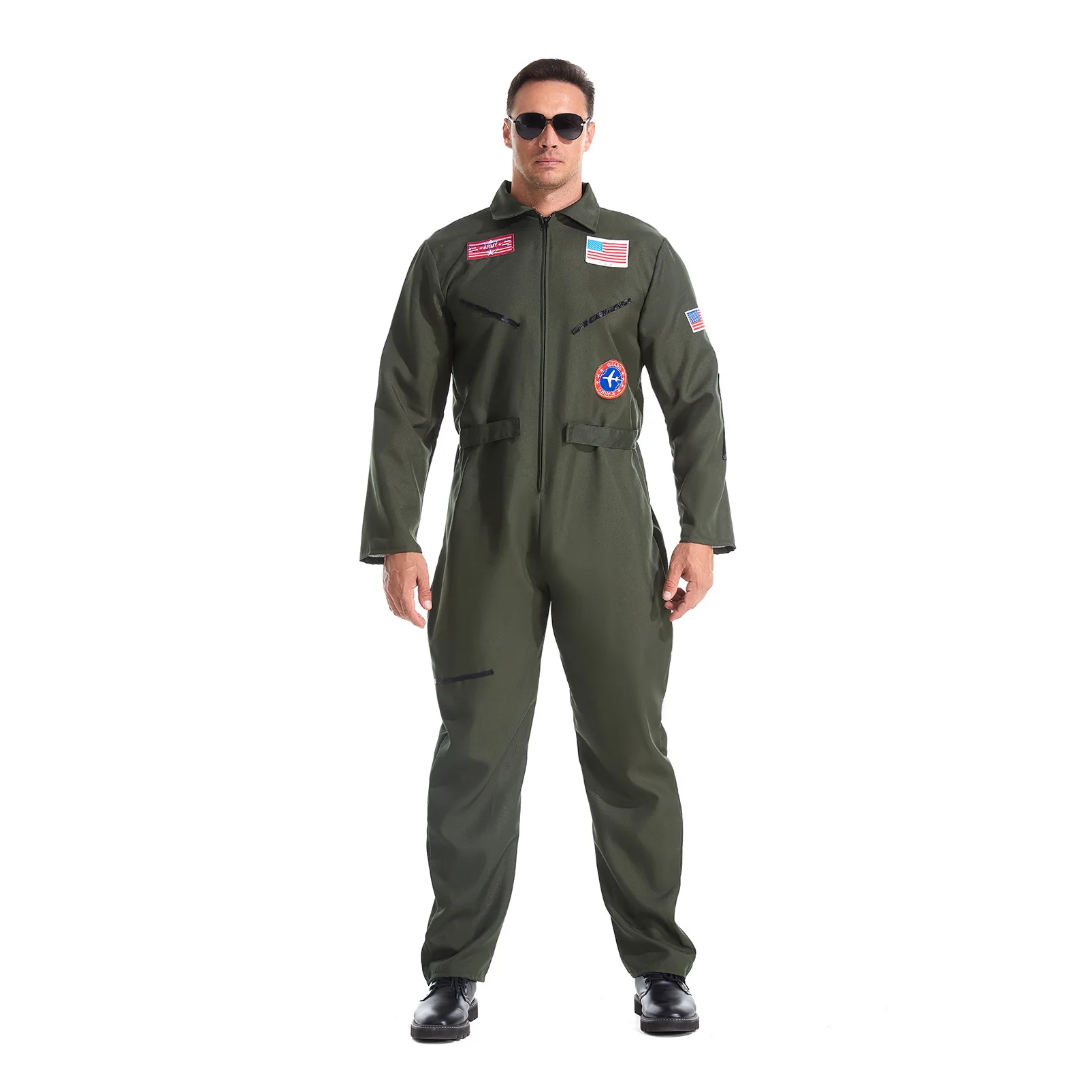 Men-s-Adult-Air-Force-Fighter-Pilot-Jumpsuit-Flight-Suit-Costume-with ...