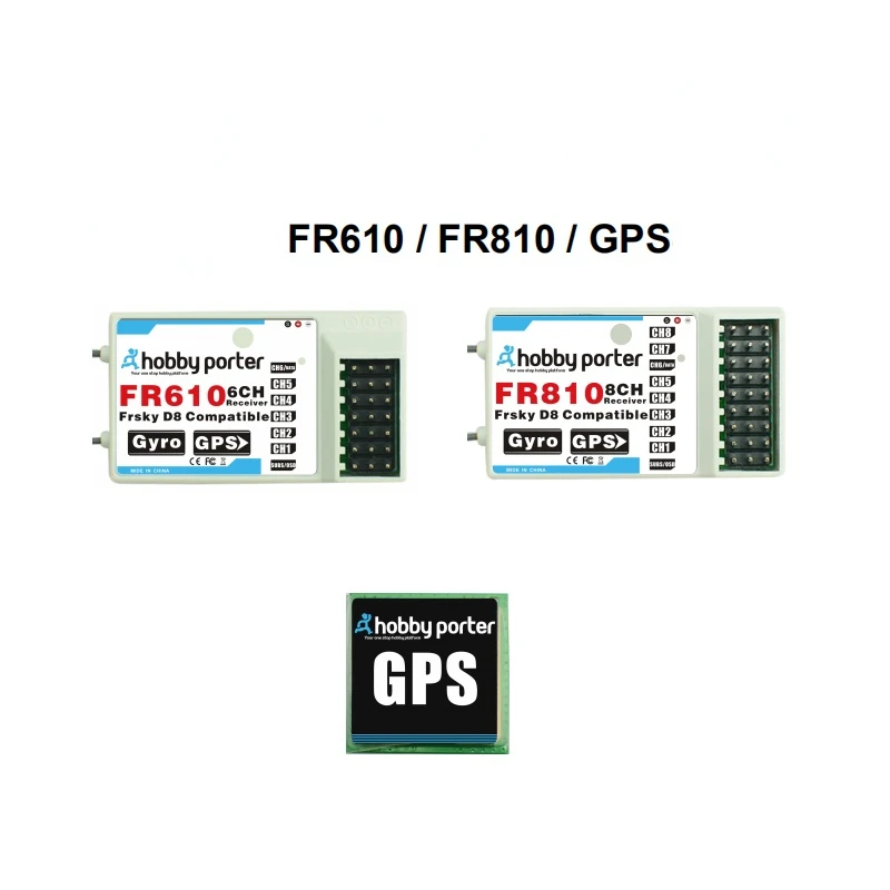 HobbyPorter 2.4G FR610 6CH FR810 8CH 6 Axis Stabilization Flight ...