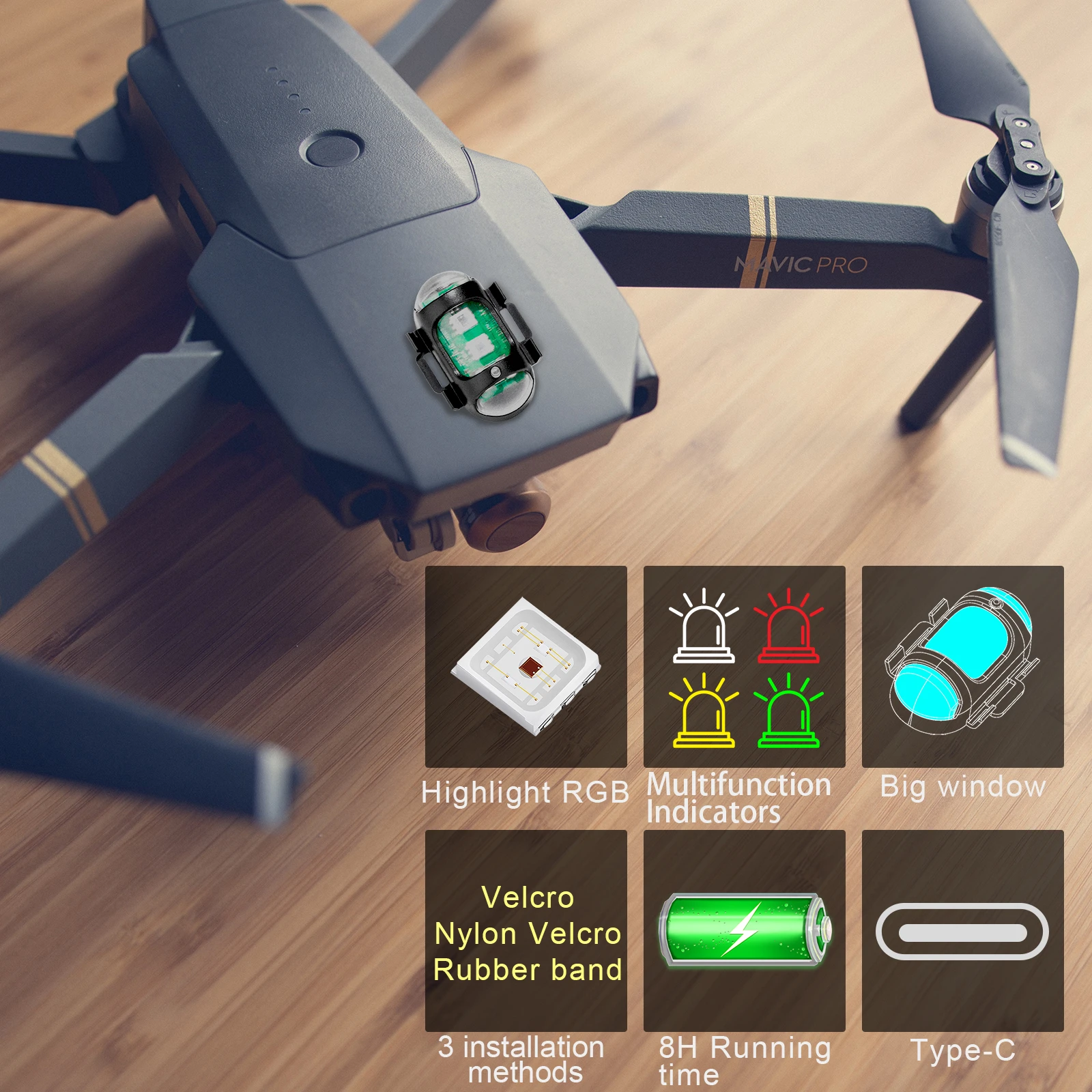 Drone Strobe Anti-collision Lighting For Drone Faa Anti-collision 8 ...