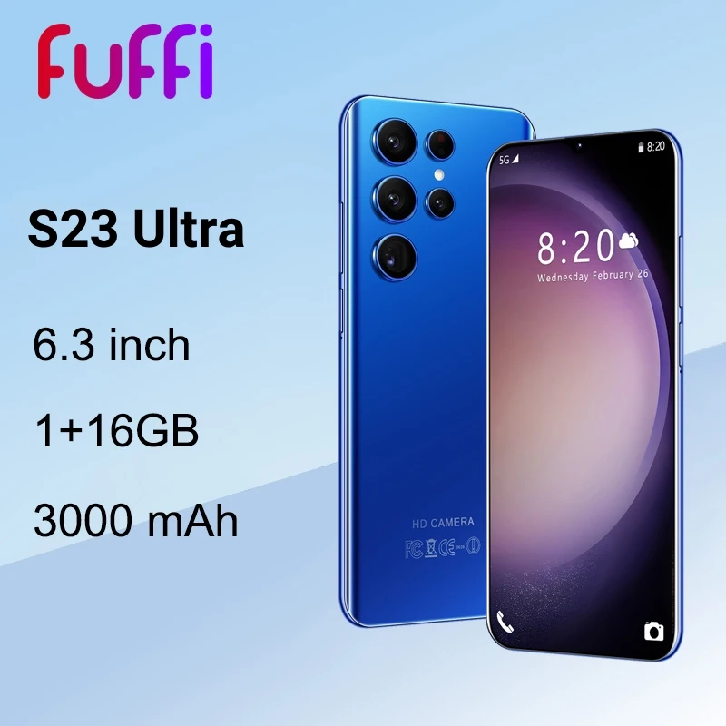 FUFFI-S23-Ultra-Smartphone-Android-Celular-16GB-ROM-1GB-RAM-6-3-3000mAh ...