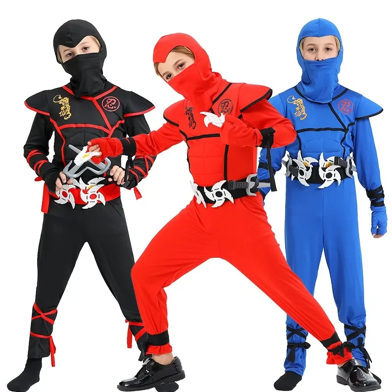 Child-Ninja-Costume-Deluxe-Ninja-Costume-for-Boys-Halloween-Warrior ...