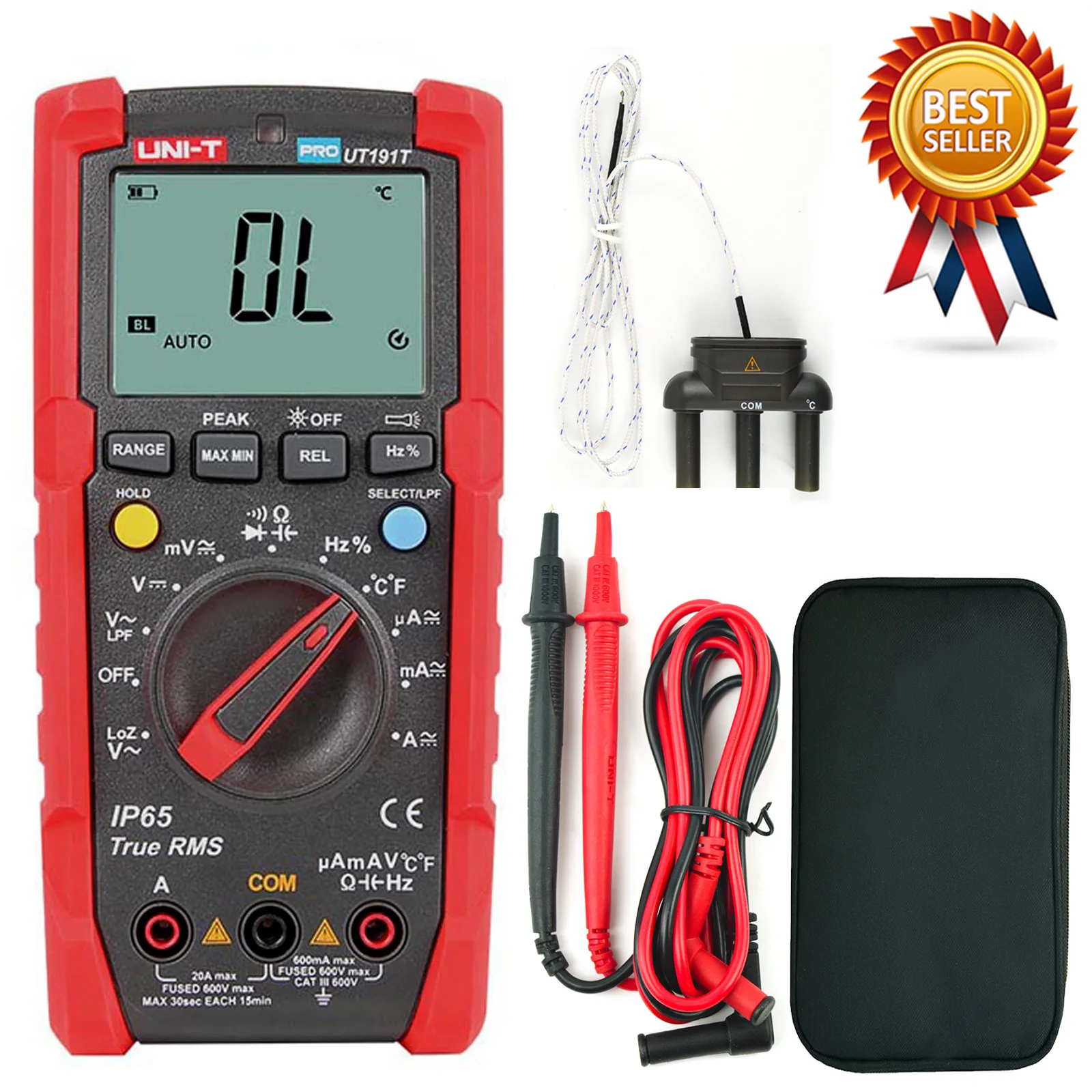UNI-T-UT191E-UT191T-Digital-Multimeter-DC-AC-voltage-Current-meter ...