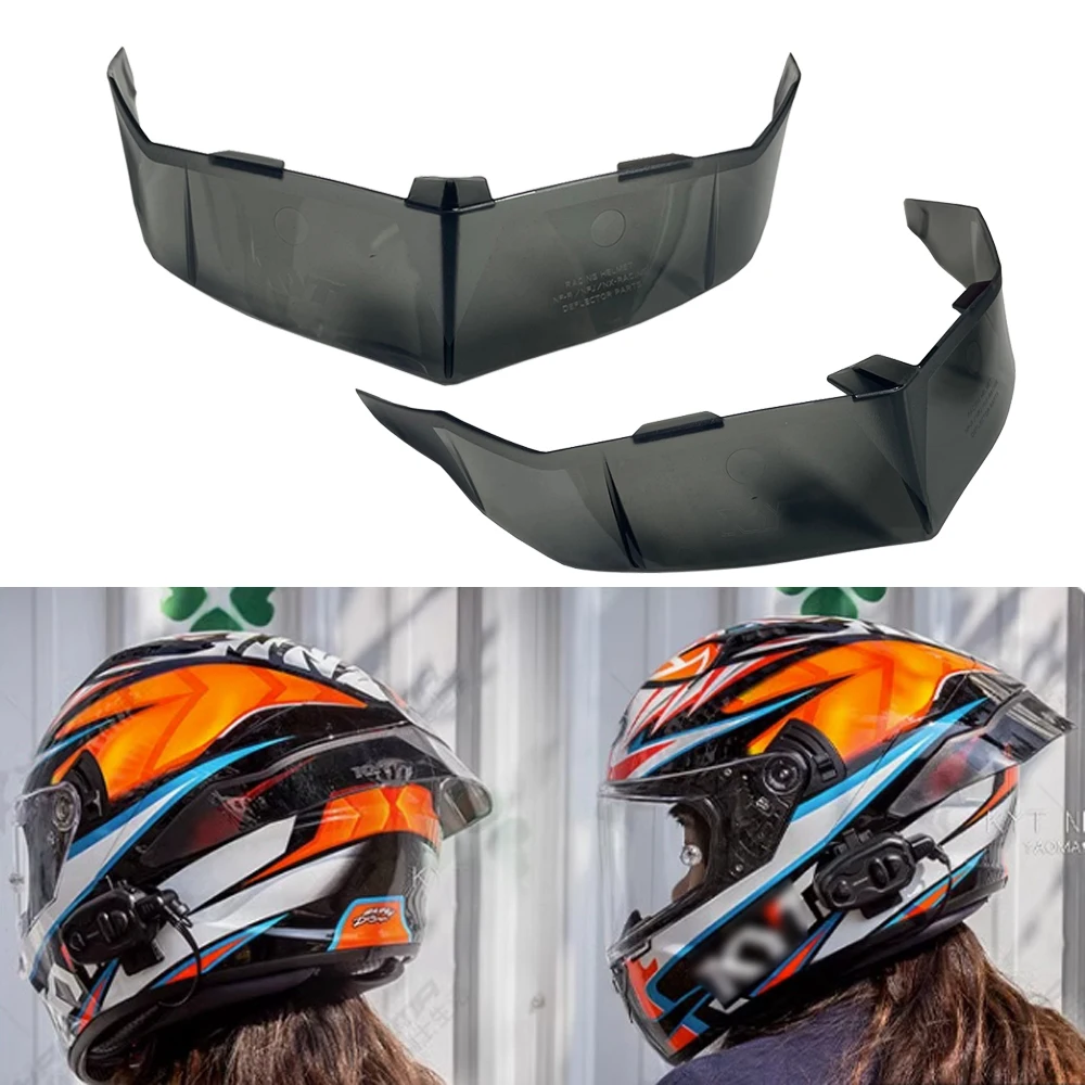 For-KYT-NFR-NFJ-NX-RACING-Motorcycle-Helmet-Rear-Trim-Helmet-Spoiler ...