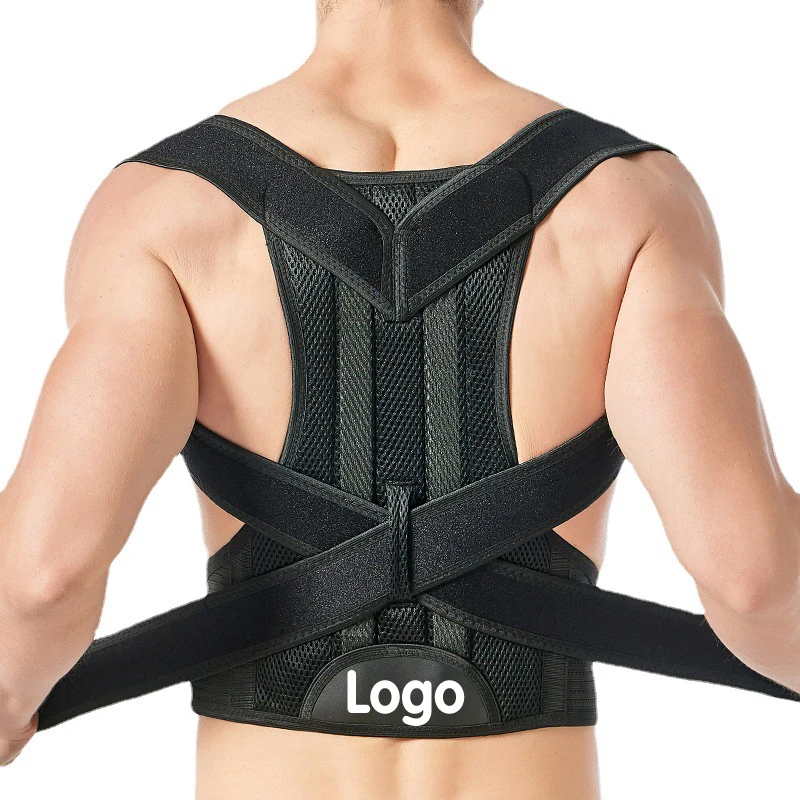 3XL 4XL Alloy Plate Shoulder Pain Back Brace Orthopedic Scoliosis ...