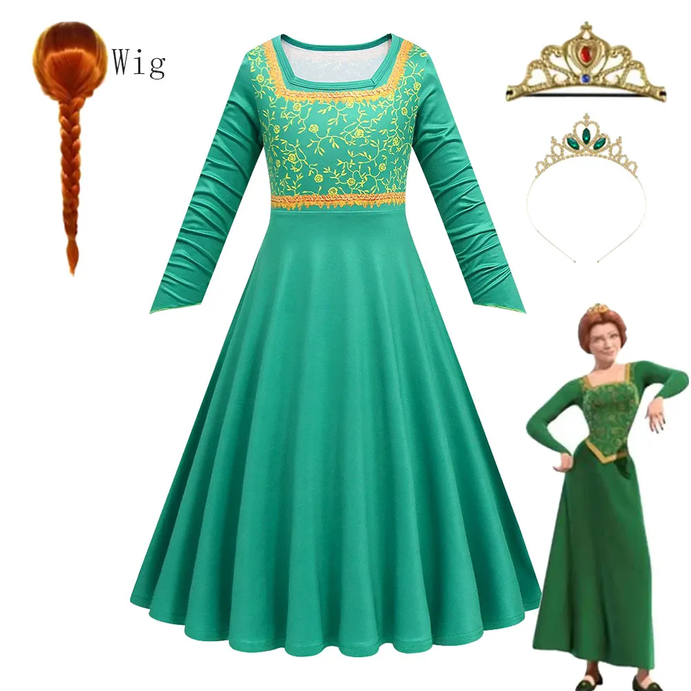 Nuevo-disfraz-de-Fiona-Cosplay-vestido-de-moda-Fiona-Shreks-Cosplay ...