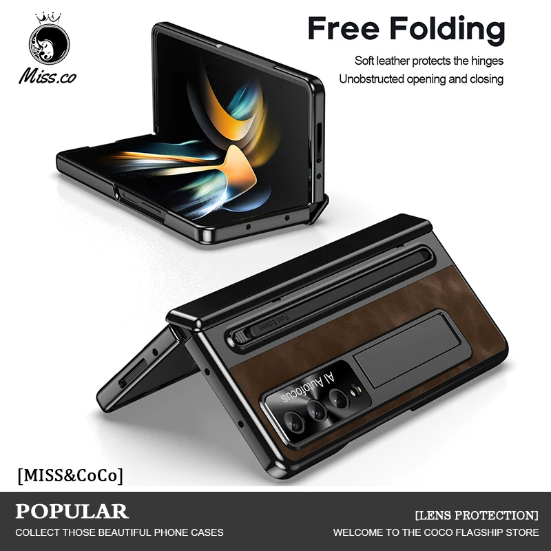 For-Samsung-Foldable-Leather-Phone-Case-For-Samsung-Galaxy-Z-Fold6-With ...