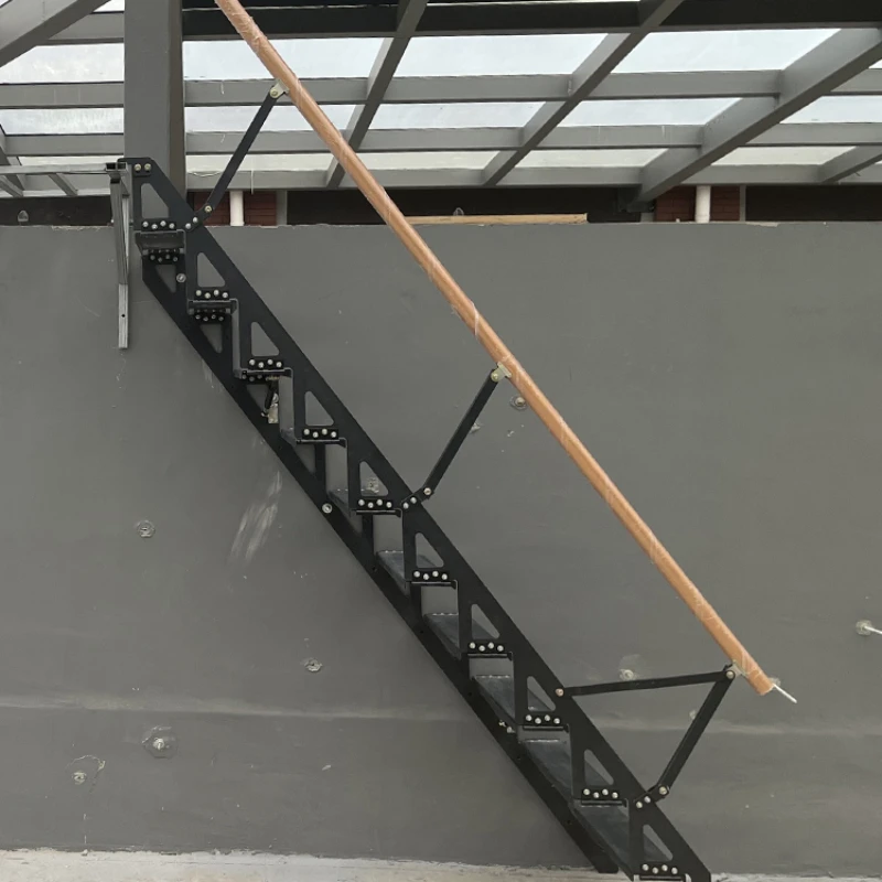 Side-wall-to-wall-folding-staircase-to-wall-home-loft-special-ladder ...