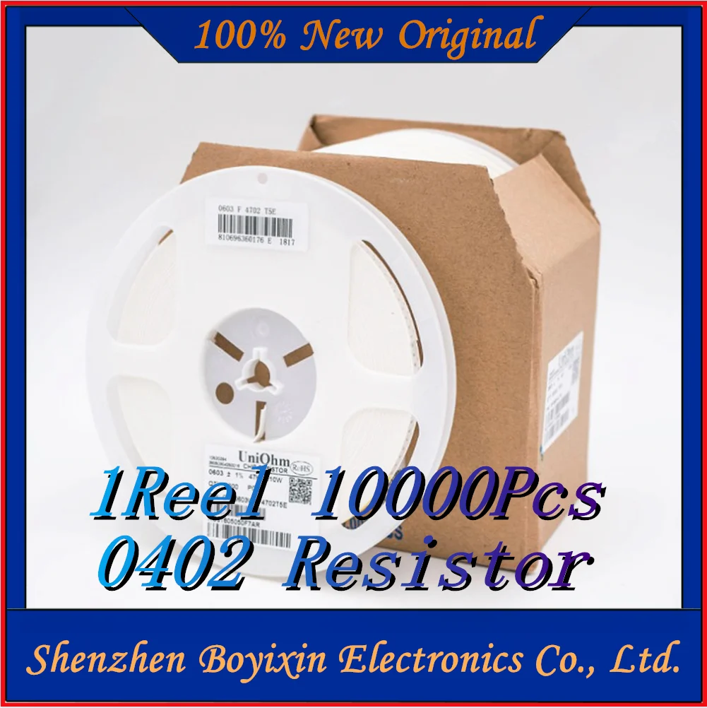 10000Pcs 0402 0R ~ 10M SMD Resistor 0 1 10 100 150 220 330 ohm 1K 2.2K ...