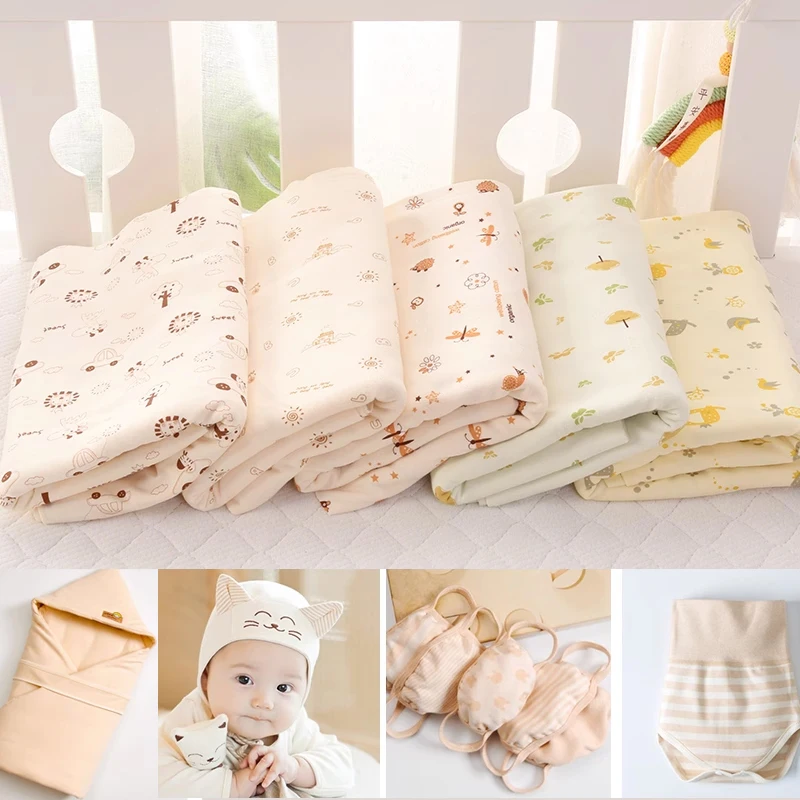 90x50cm High-quality Soft 100% Cotton Printed Knitted Fabric For Kids ...