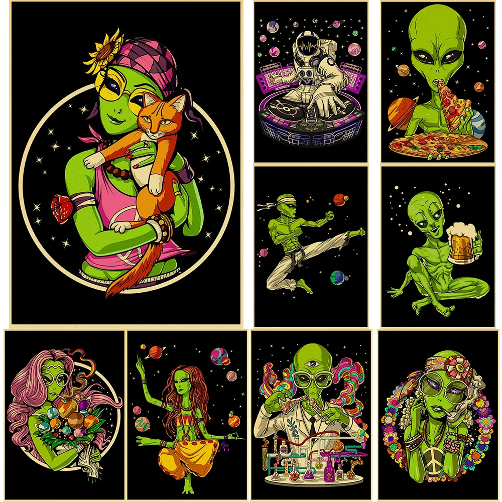 Funny Aliens Wallpaper