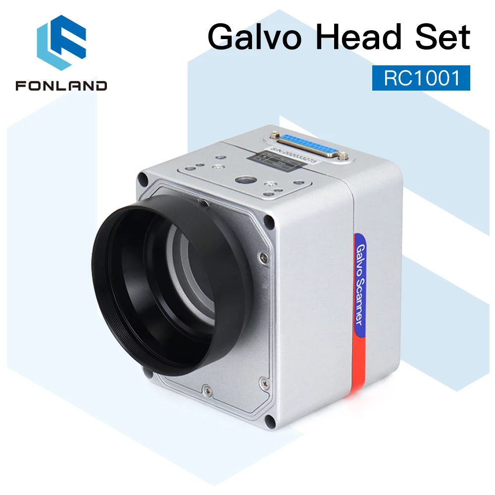 FONLAND RC1001 Fiber Laser Scanning Galvo Head Set 10.6um &1064nm & 355nm 10mm Galvanometer ...