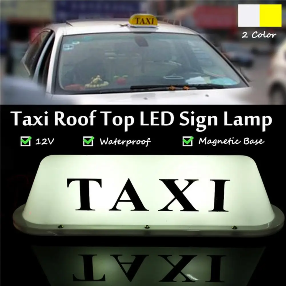 Taxi-Light-Sturdy-No-Punch-Good-Brightness-Car-Taxi-Roof-LED-Light-Sign ...