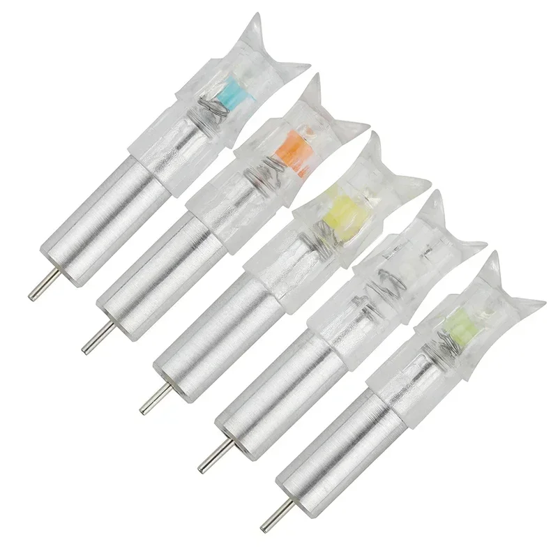 5pcs Luminous Arrow Nock Tail Arrow Nock Replaceable Batteries Lighted ...